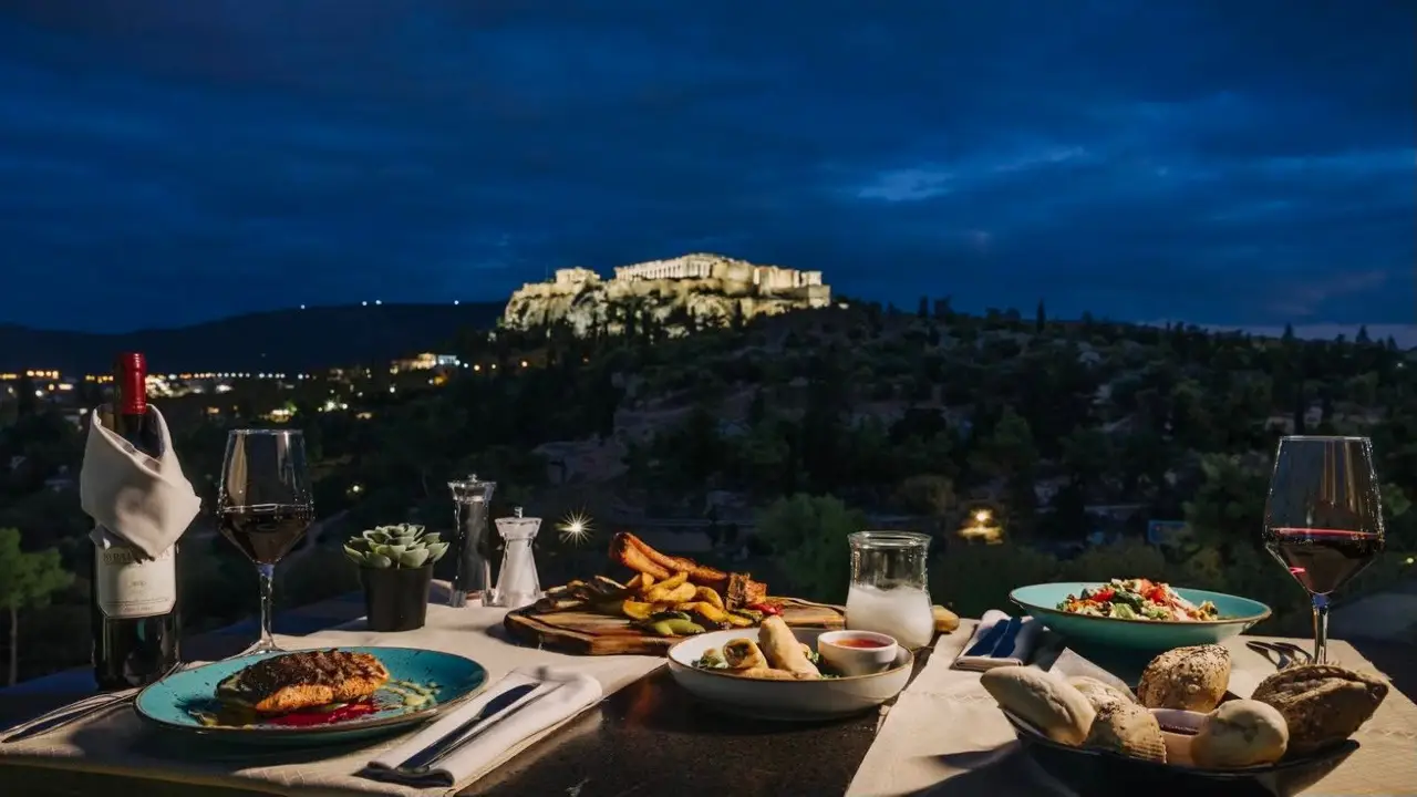 Thissio View: Rooftop Bar & Restaurant with Acropolis View in Athens